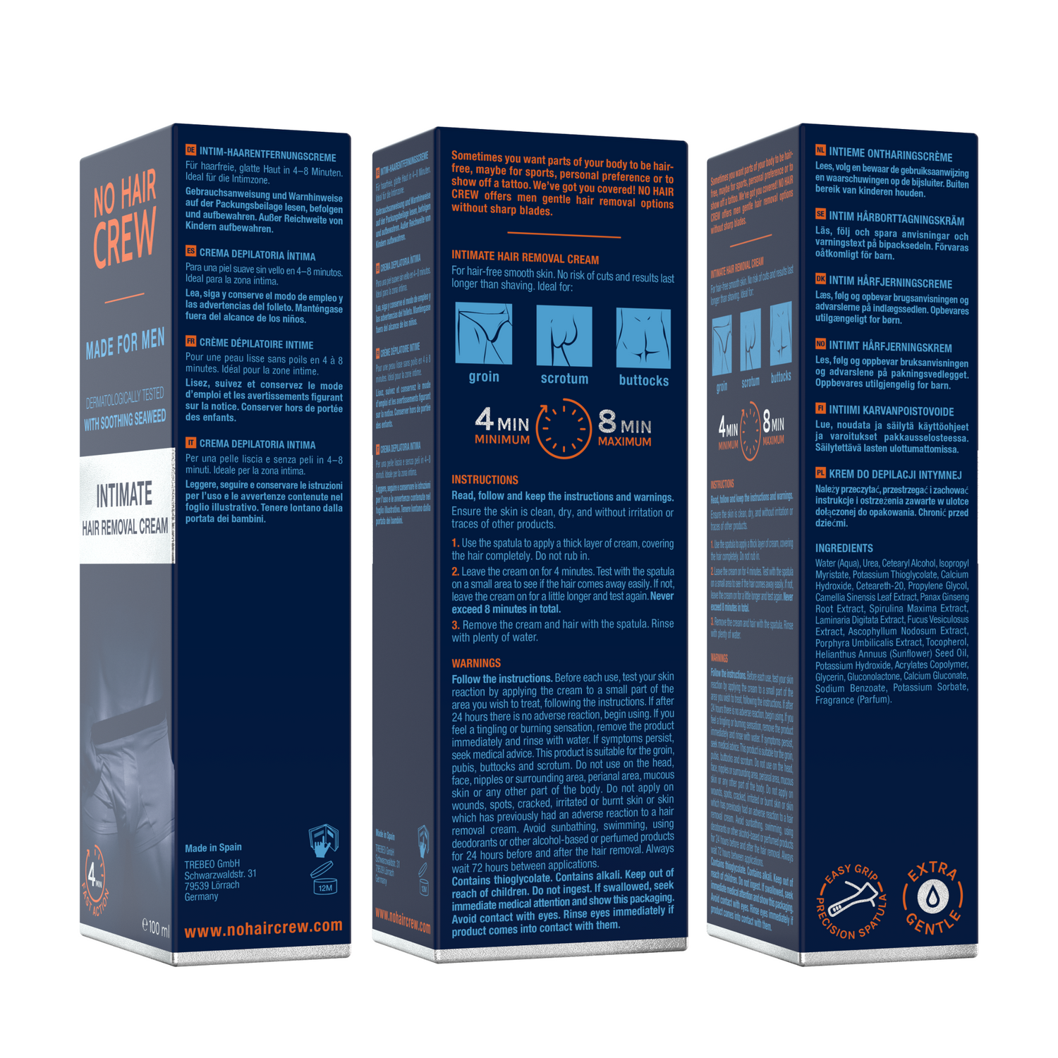 NO HAIR CREW Gentle and effective hair removal made for men